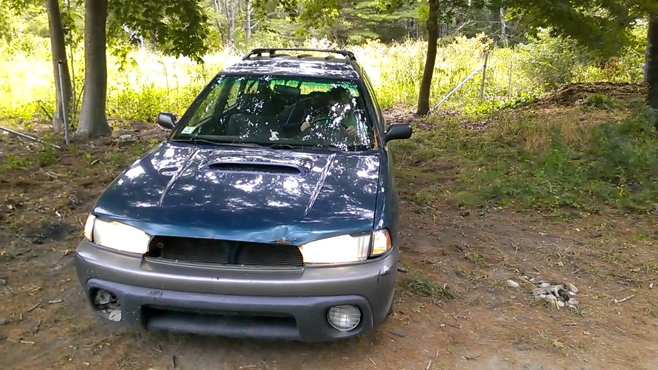 1999 Subaru Legacy Outback Engine Rev - YouTube