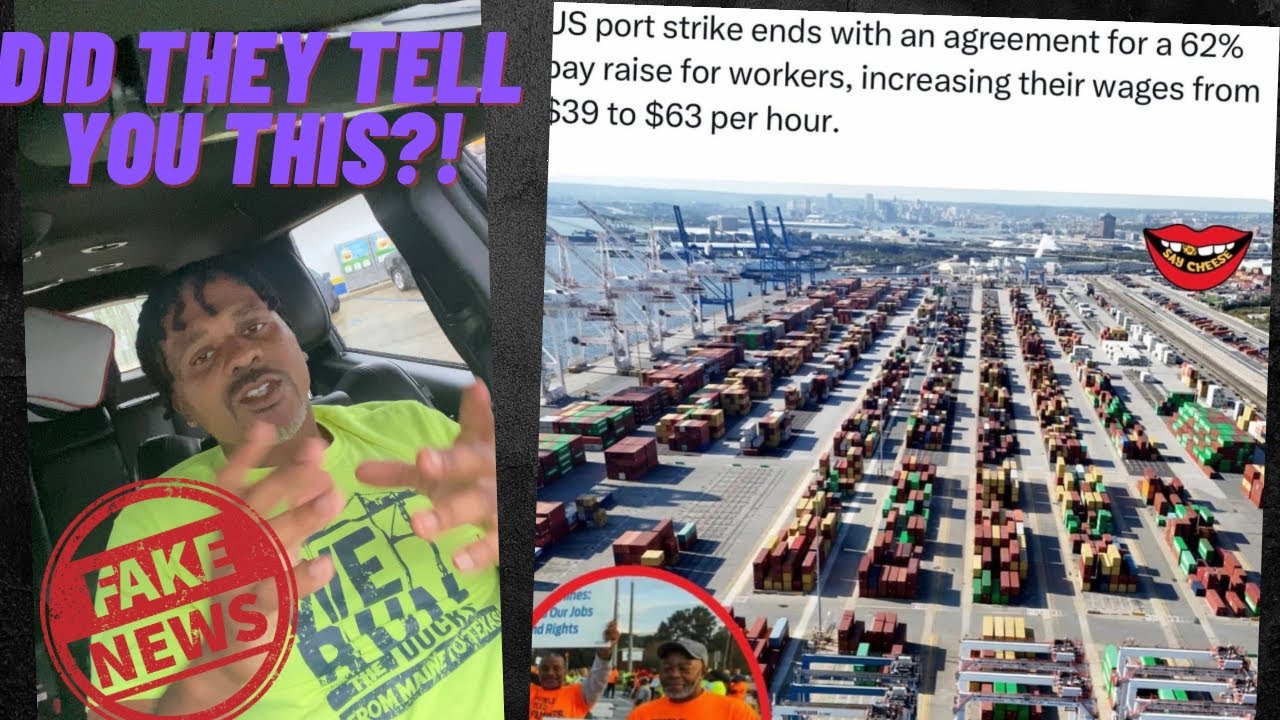 The MEDIA WON’T tell you this about LONGSHOREMAN PAY!! - YouTube