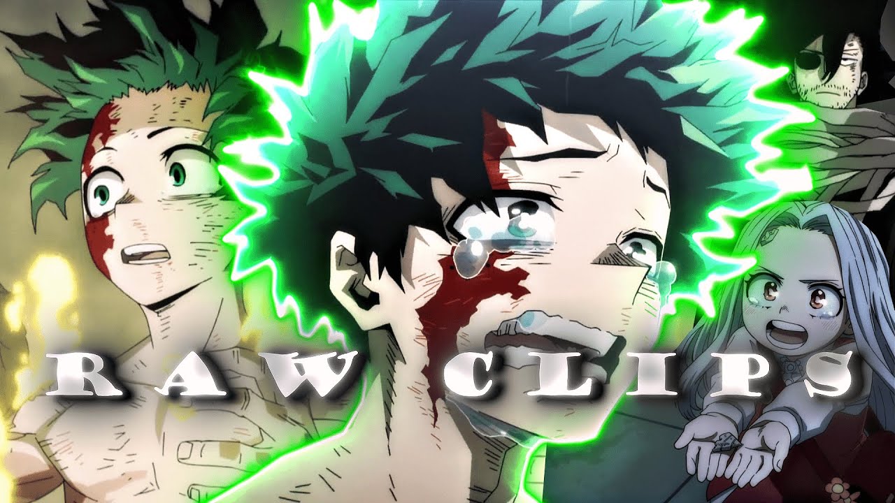 Deku & All Heroes Vs All For One 4k Raw Clips For Editing | Final ...
