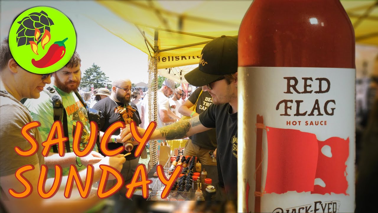 Red Flag Hot Sauce Review! - YouTube