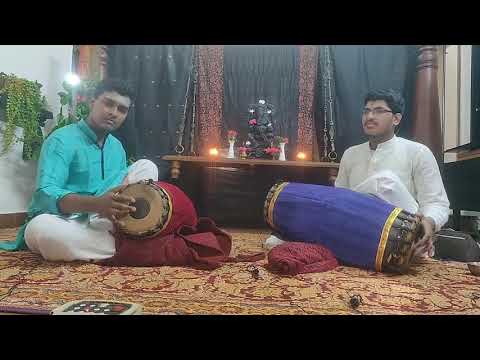 A.Rohith & Jayendra Kumar Chennai INDIA Mrudangam Duet Disciples Of Thiruvaarur Dr ...