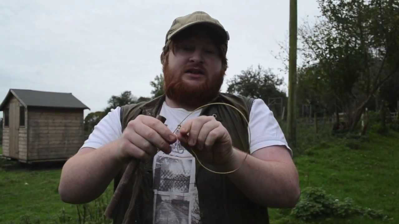 Preparing your snare trap for use with Angus Green - YouTube