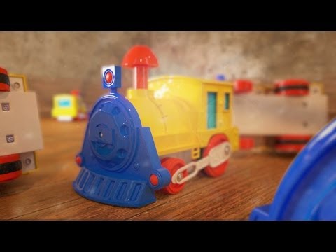 TOY TRAIN / OYUNCAK TREN ::: 3D's MAX - V-RAY - PHOTOSHOP VIDEO TUTORIAL 14/18