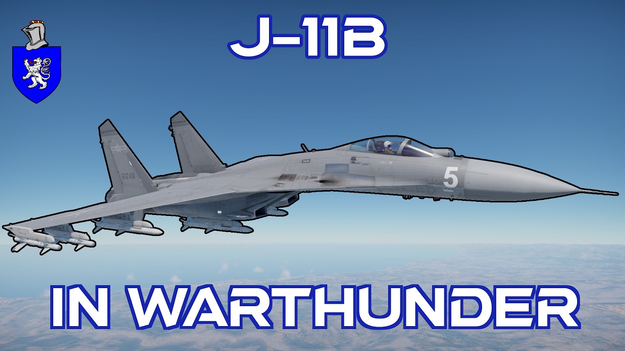 J-11B In War Thunder : A Basic Review - YouTube