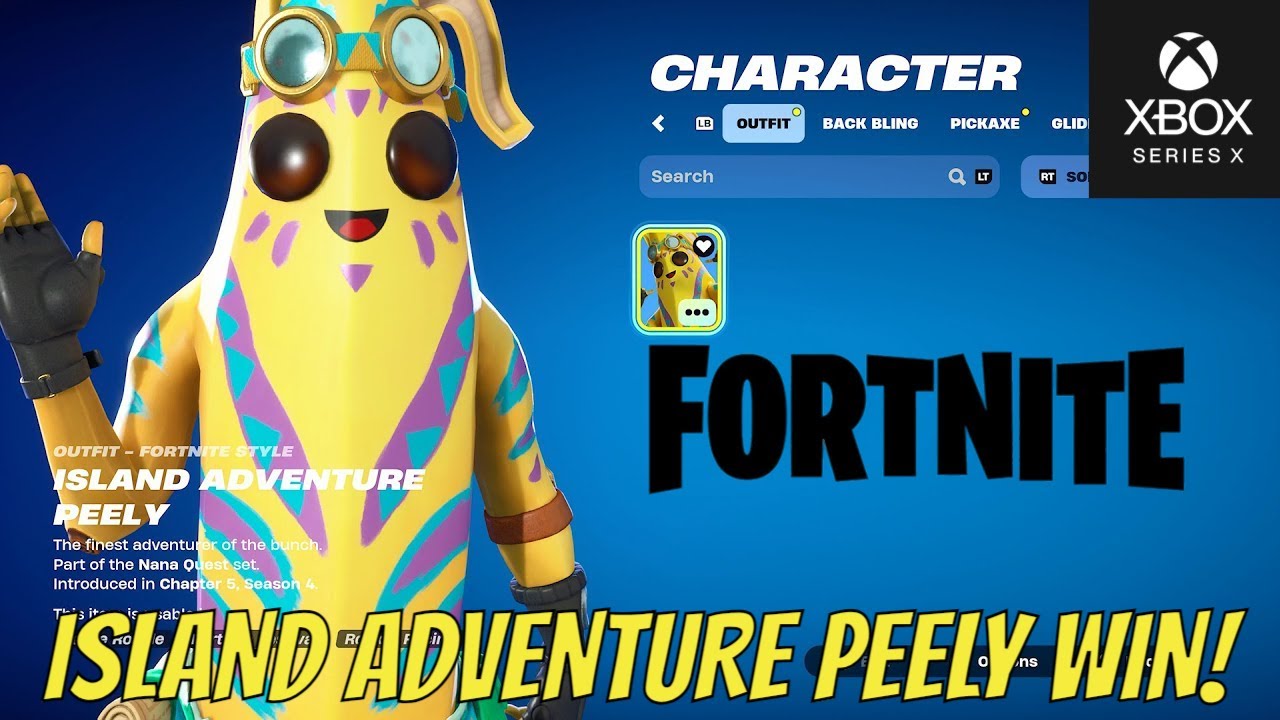 FORTNITE ISLAND ADVENTURE PEELY WIN! XBOX CHAPTER 5 SEASON 4 - YouTube