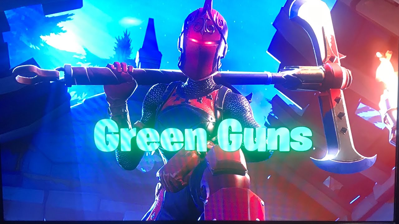 Green weapons only challenge - YouTube