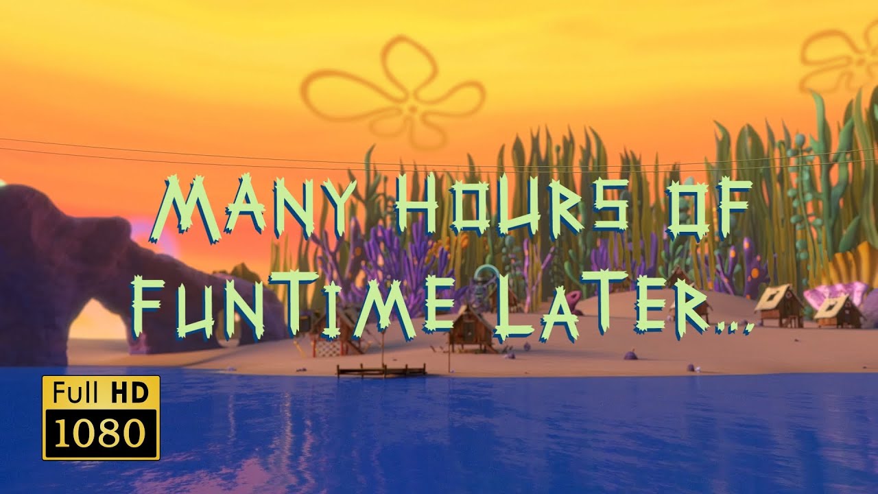 Many Hours of Funtime Later... | SpongeBob Animated Time Cards #32 ...