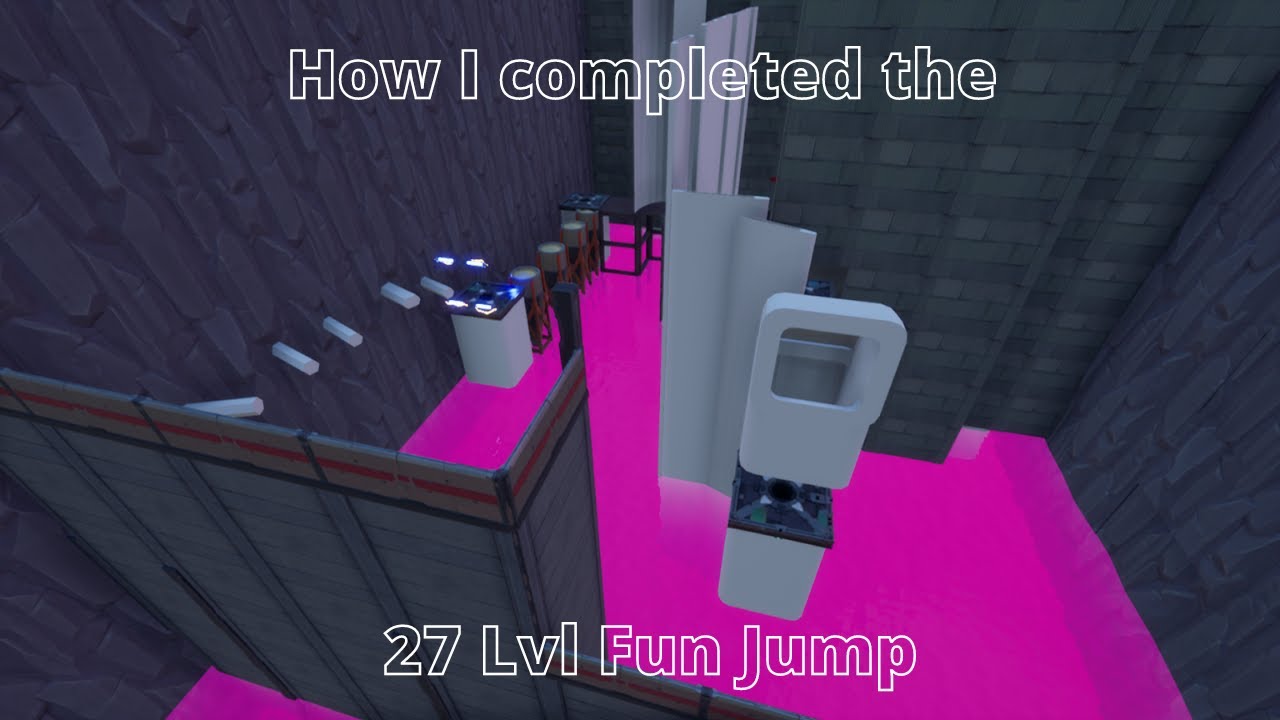 How I completed the 27 Level Fun Jump - YouTube