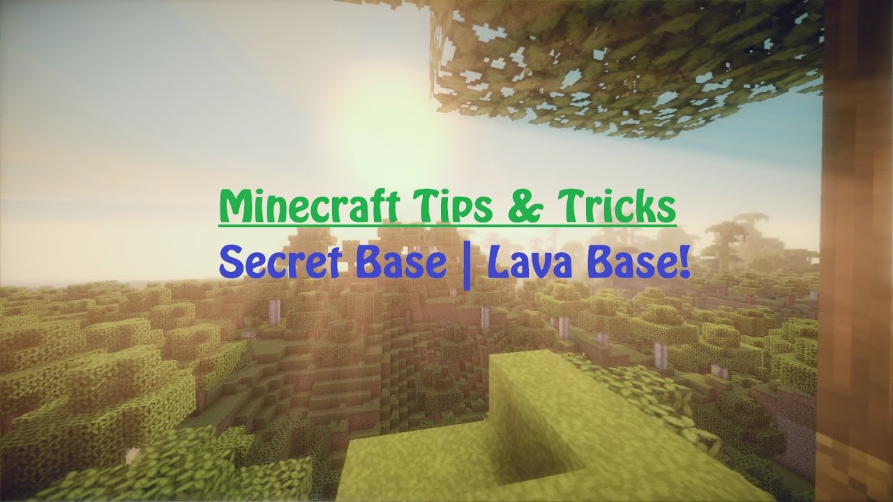 Minecraft | Secret Lava Base | Lava Is Very hot! - YouTube