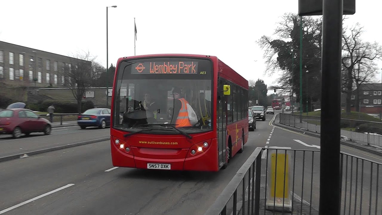 Rail Replacement Bus Service @ Wembley Park - YouTube