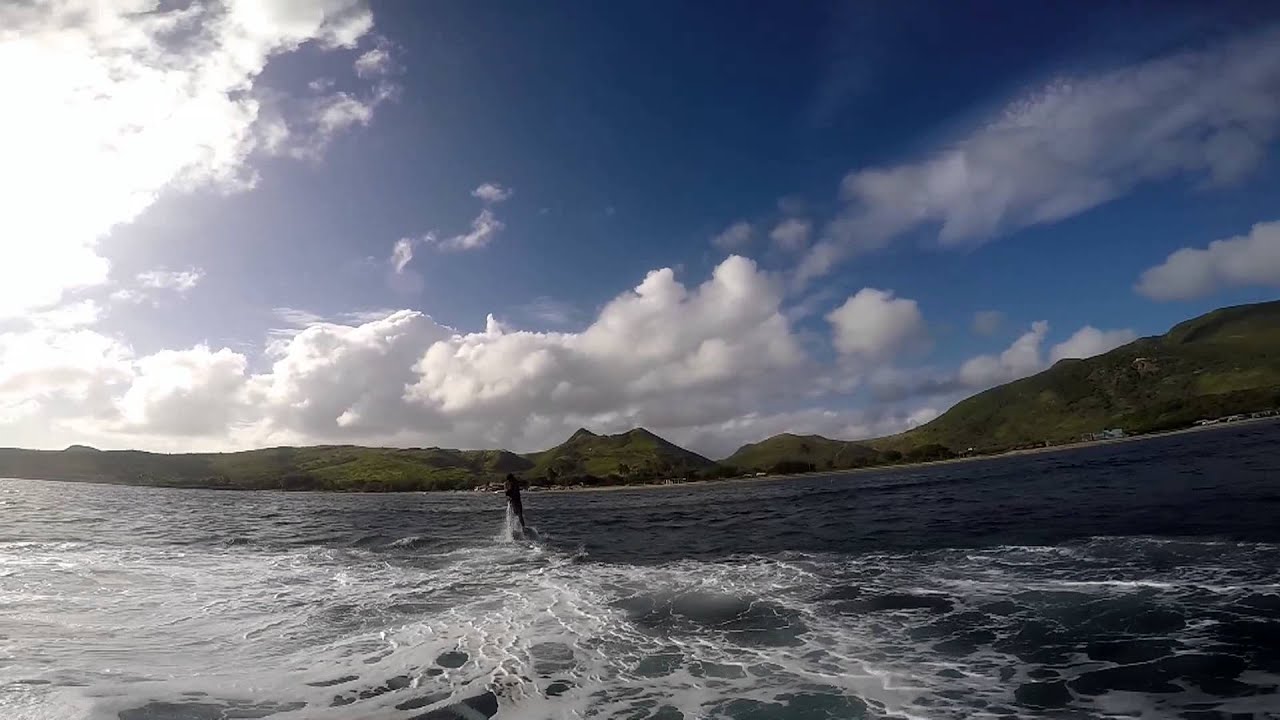 Gilchris Flyboarding at St.Kitts Water Sports Center - YouTube
