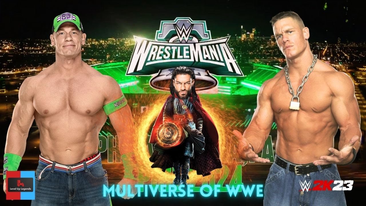 John Cena vs John Cena 2004 | WrestleMania 40 | WWE Raw | WWE Smackdown ...