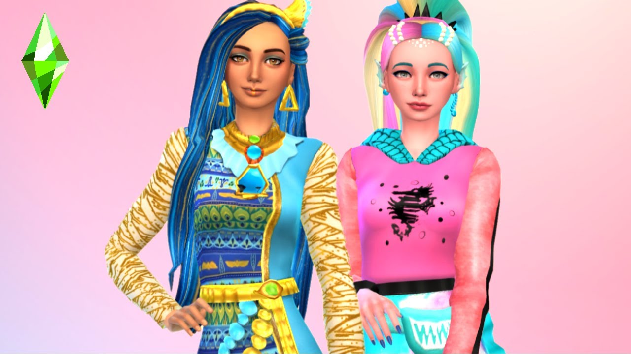 Lagoona And Cleo [Monster High] : Create a Sim I Sims 4 - YouTube