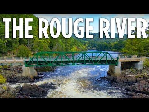 BELL FALLS AND THE ROUGE RIVER - YouTube