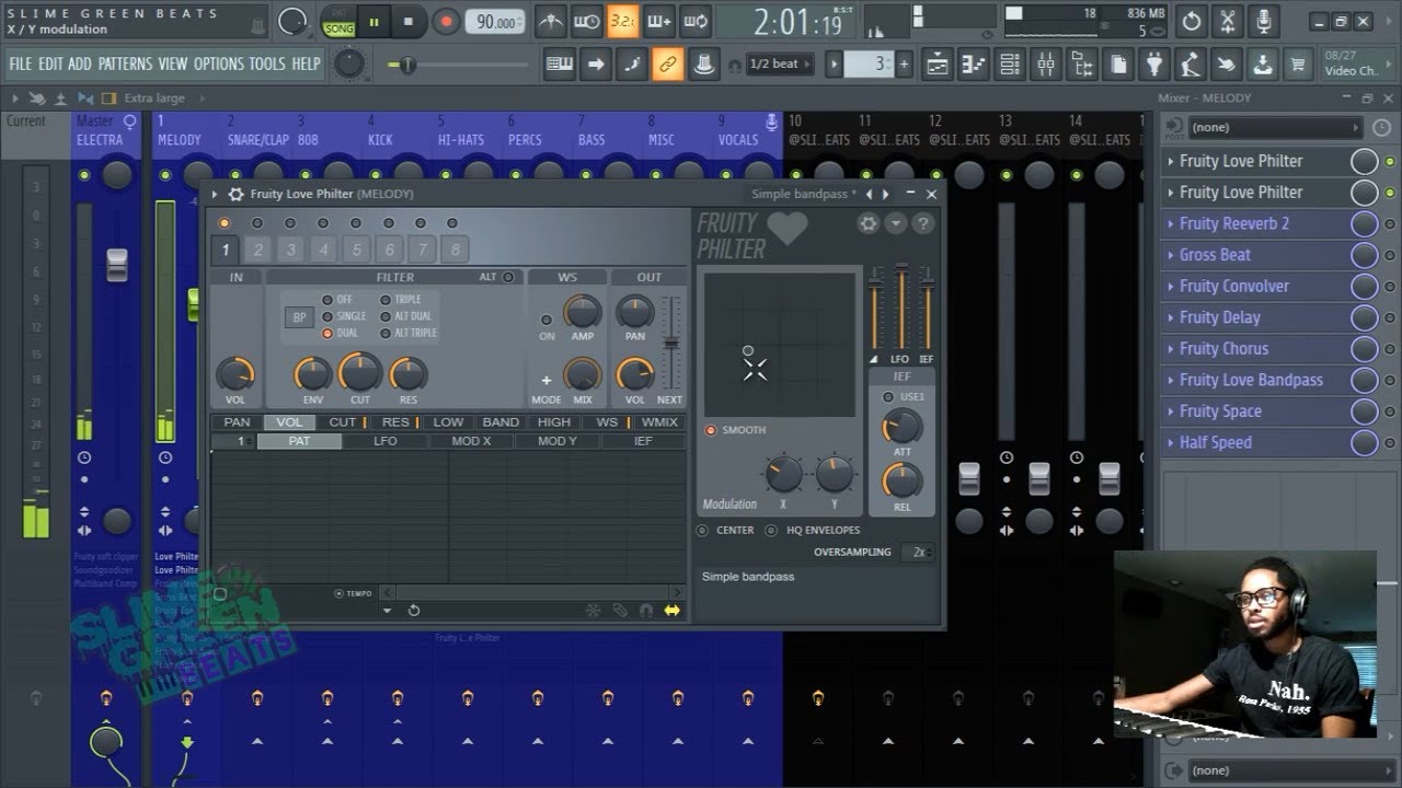 Fruity Love Philter Tutorial - FL Studio 20 - YouTube