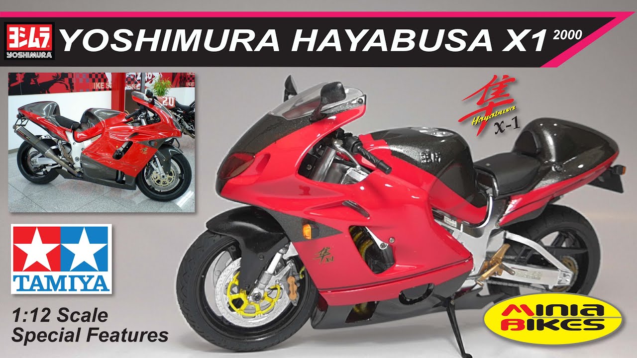 EP168. YOSHIMURA HAYABUSA X-1 (2000) TAMIYA 1:12 SCALE MINIATURE MODEL ...