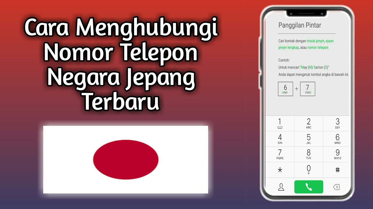 Cara Menelpon nomor Negara Jepang Terbaru - YouTube