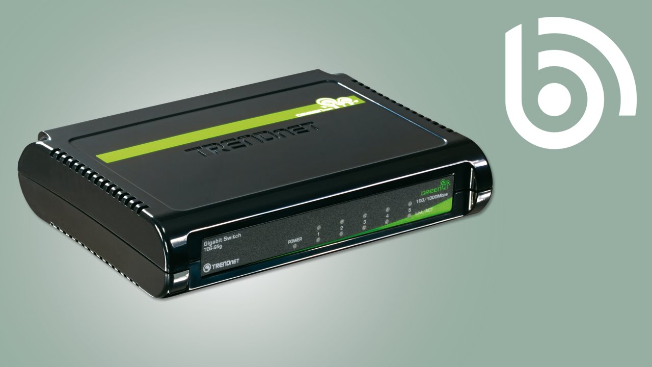 TRENDnet TEG-S5G Gigabit Ethernet Switch Introduction - YouTube