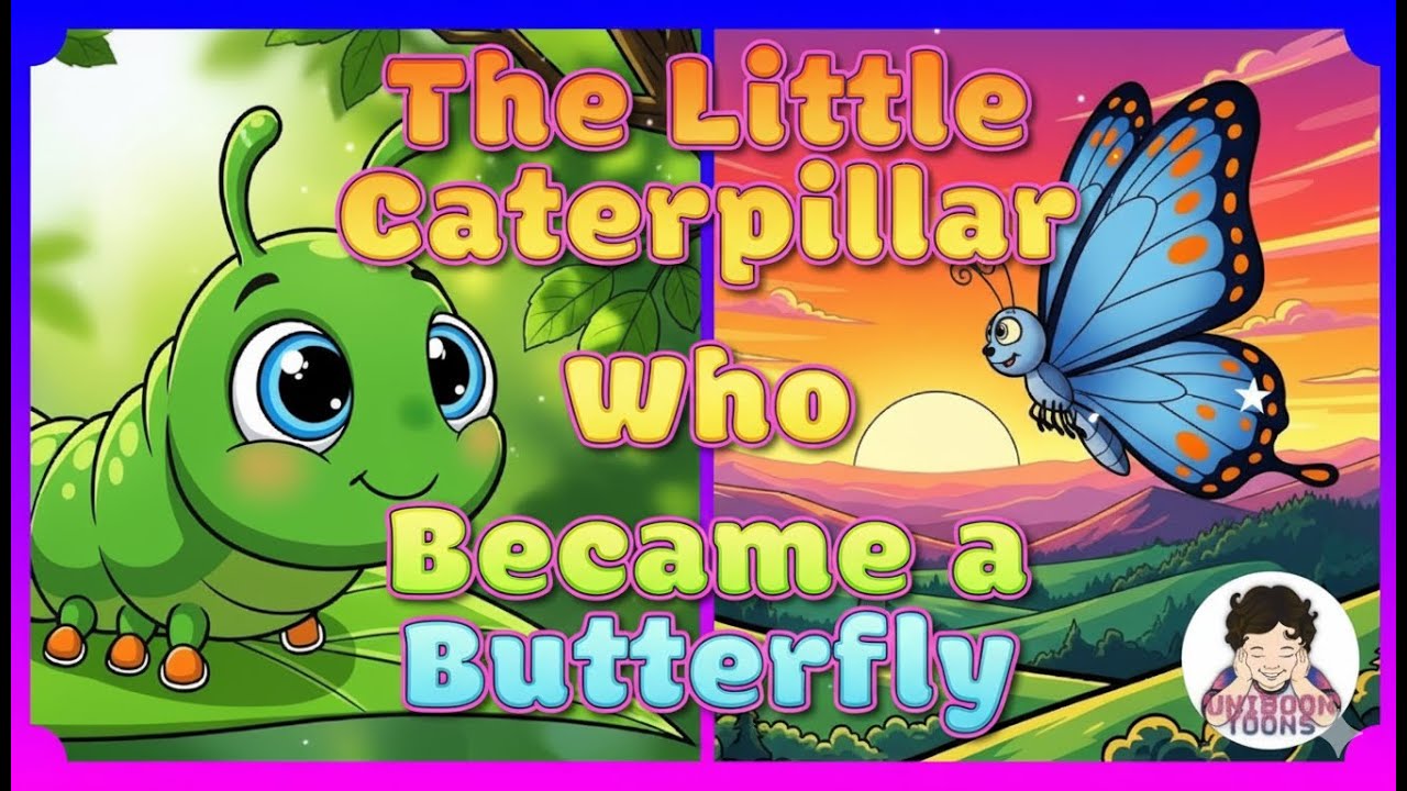 Caterpillar to Butterfly Story 🦋 Learning About Change and Patience for ...