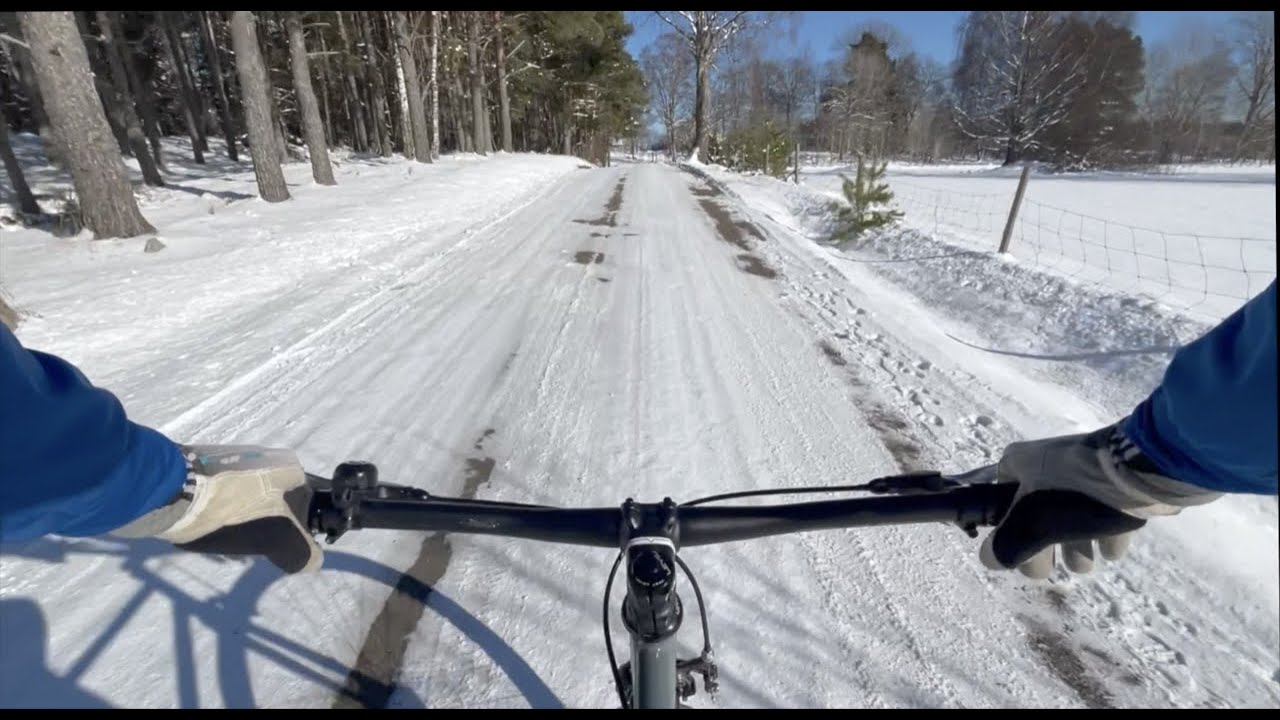 Long, unedited fixie ride on a perfect winter day (part 1) - YouTube
