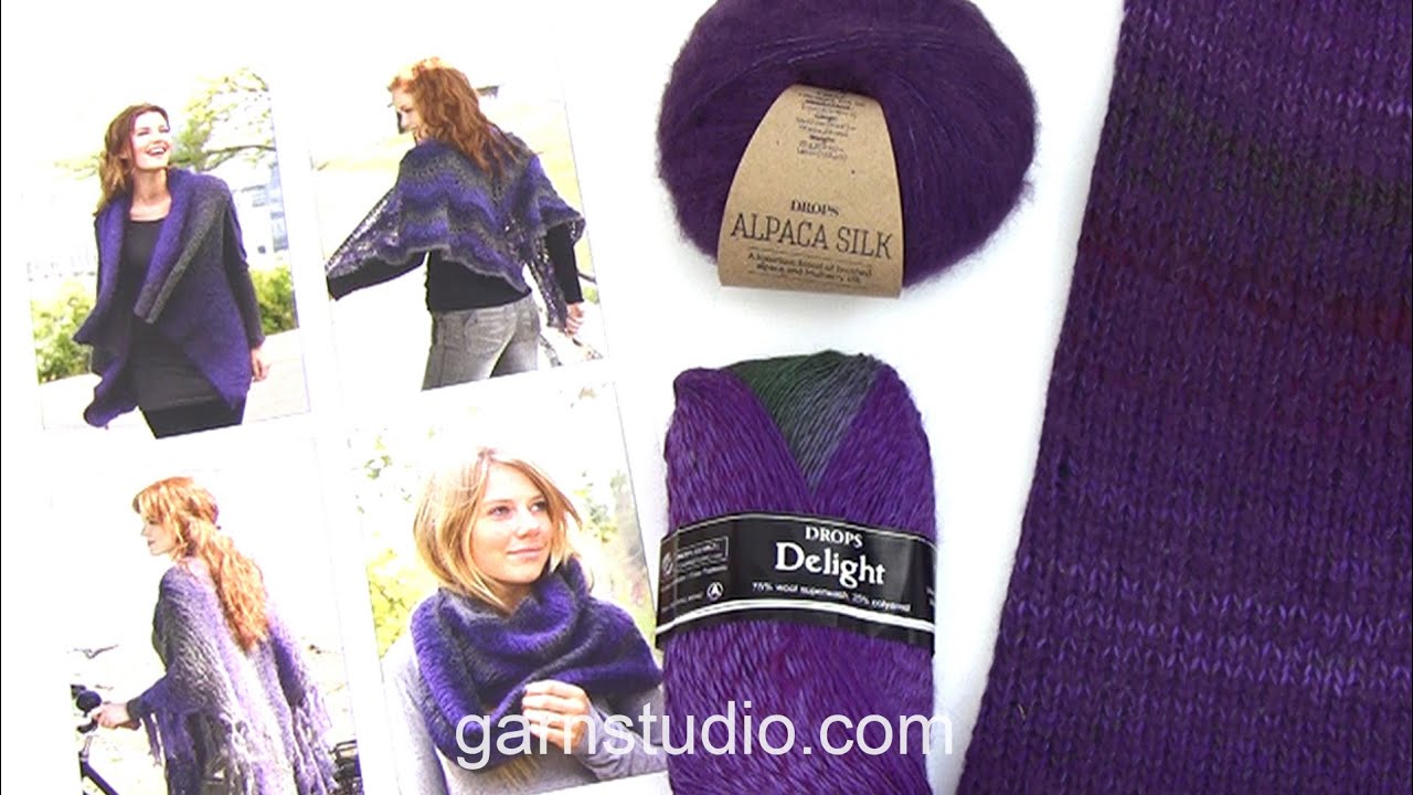How to replace DROPS Verdi with DROPS Delight and DROPS Brushed Alpaca ...