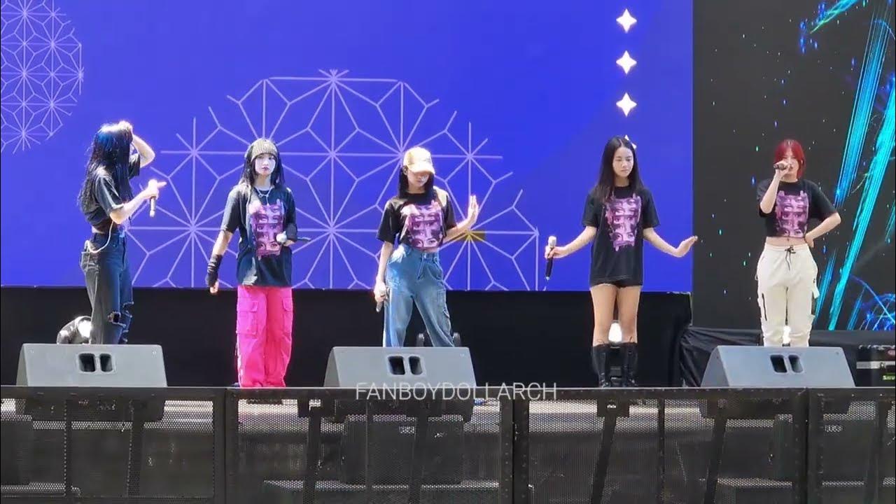 TURN UP (Soundcheck) - KAIA Fancam - 230319 A Wave PPOP Fest, Glorietta - Fan Boy Doll Arch ...