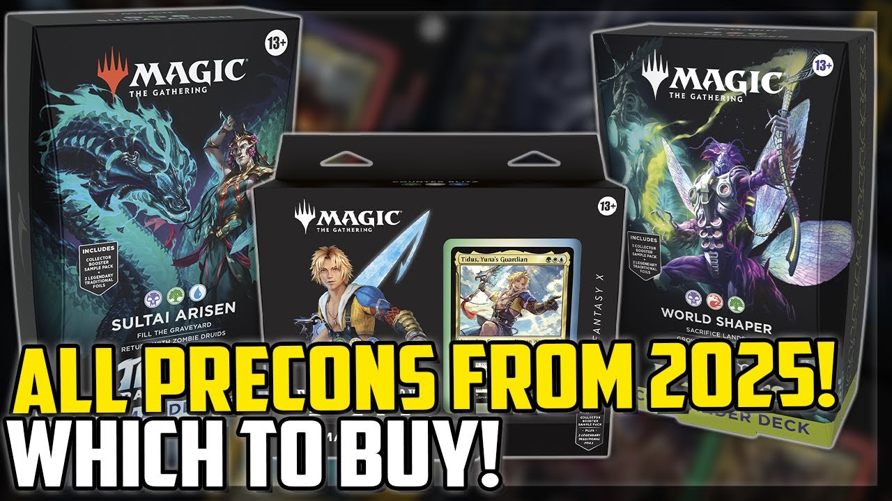 ALL 2025 Precons Rated! Which is the Best and Which To Avoid?! - Magic: The Gathering - YouTube