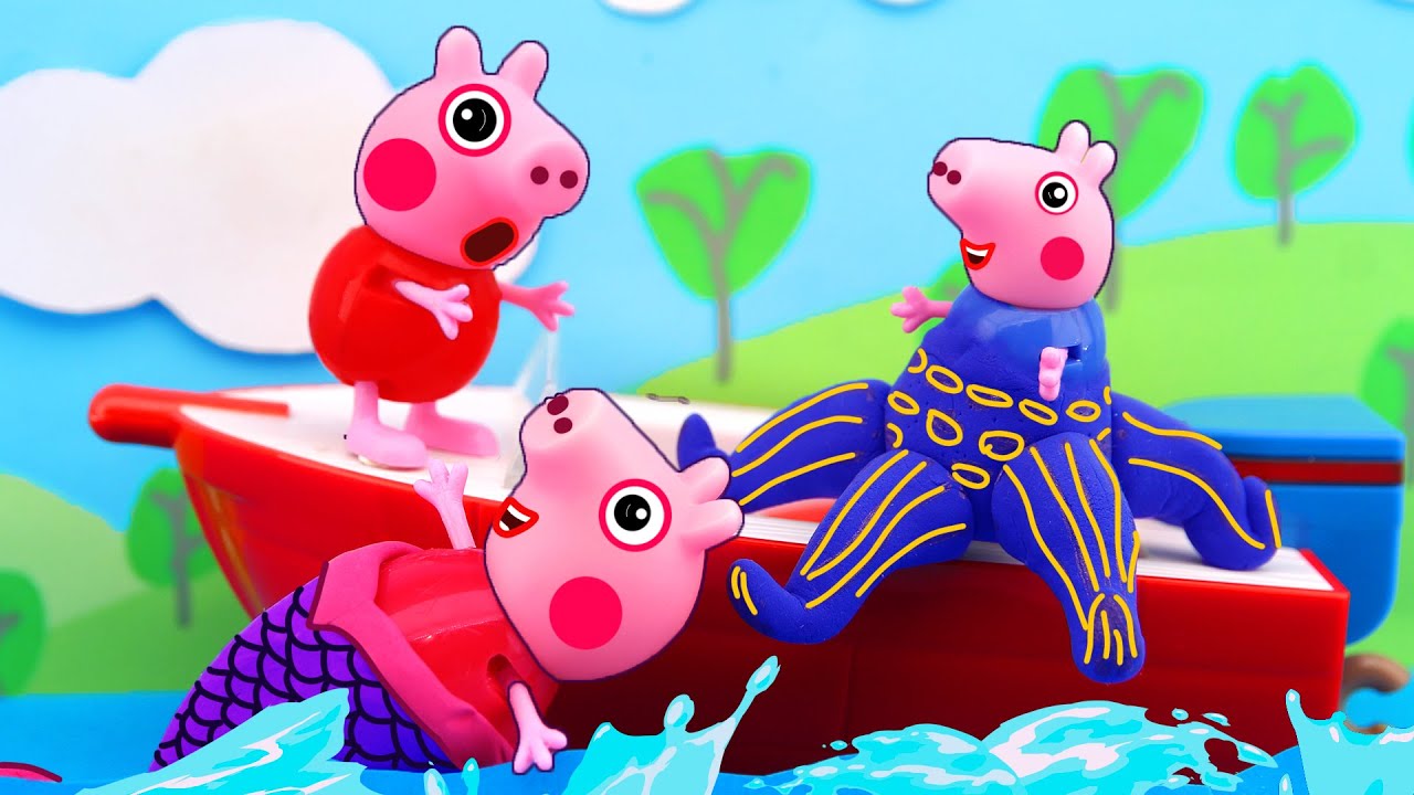 Mermaid on the shore, Peppa Pig Animation 2020, 4K - YouTube