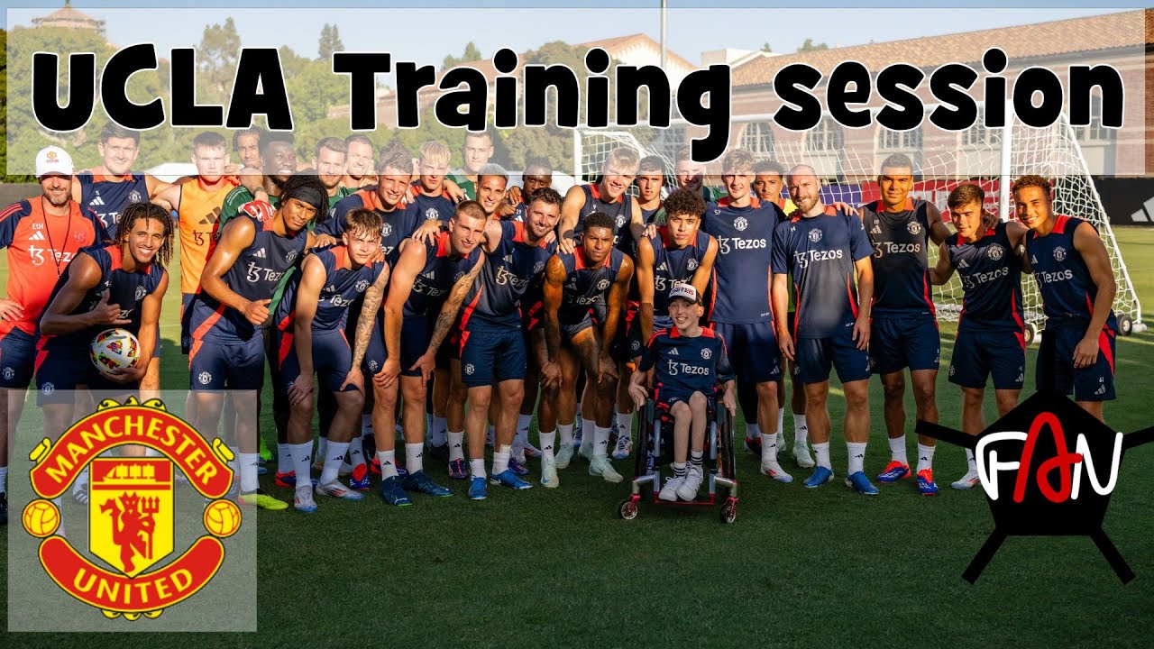 Man United UCLA Training session | 26 Jul 24 #mutour24 - YouTube