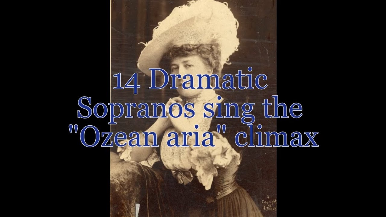 14 Dramatic Sopranos sing the 'Ozean du Ungeheuer' climax (High C ...