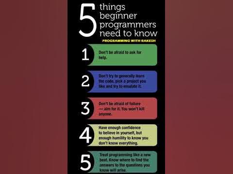 Tips for programmers - YouTube