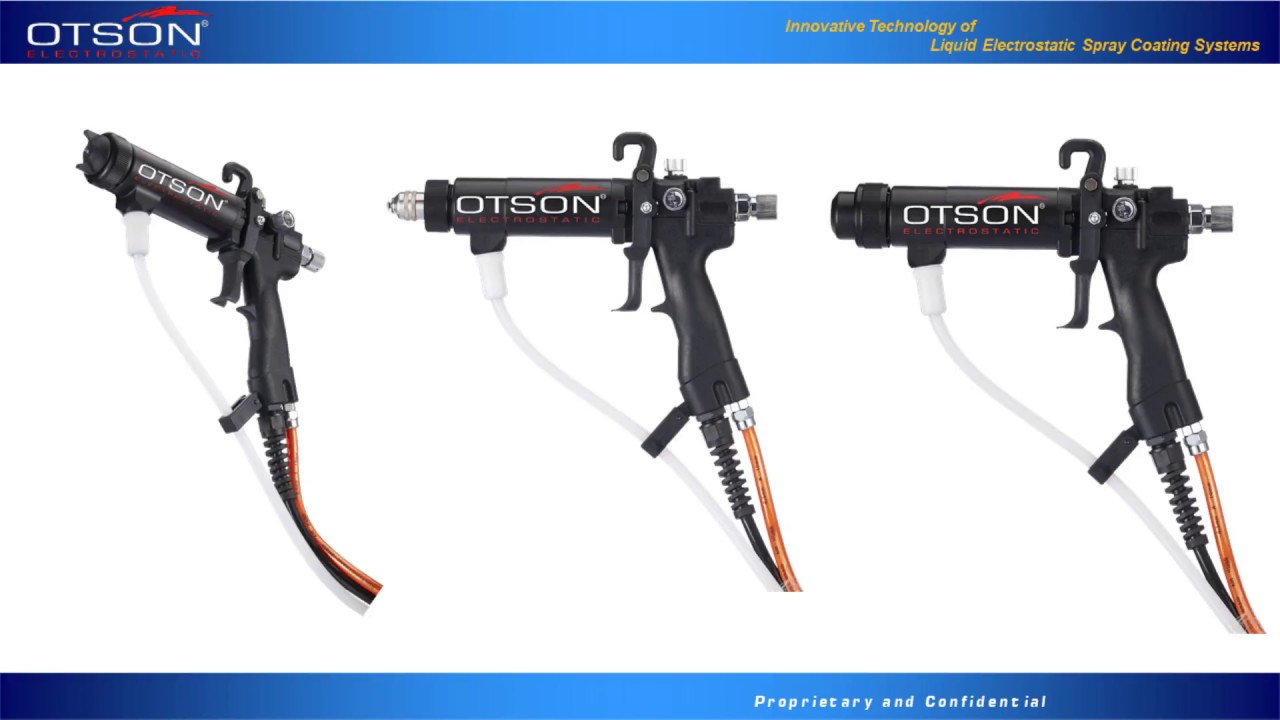 Manual Liquid Electrostatic Spray Gun LED Version G2 - YouTube