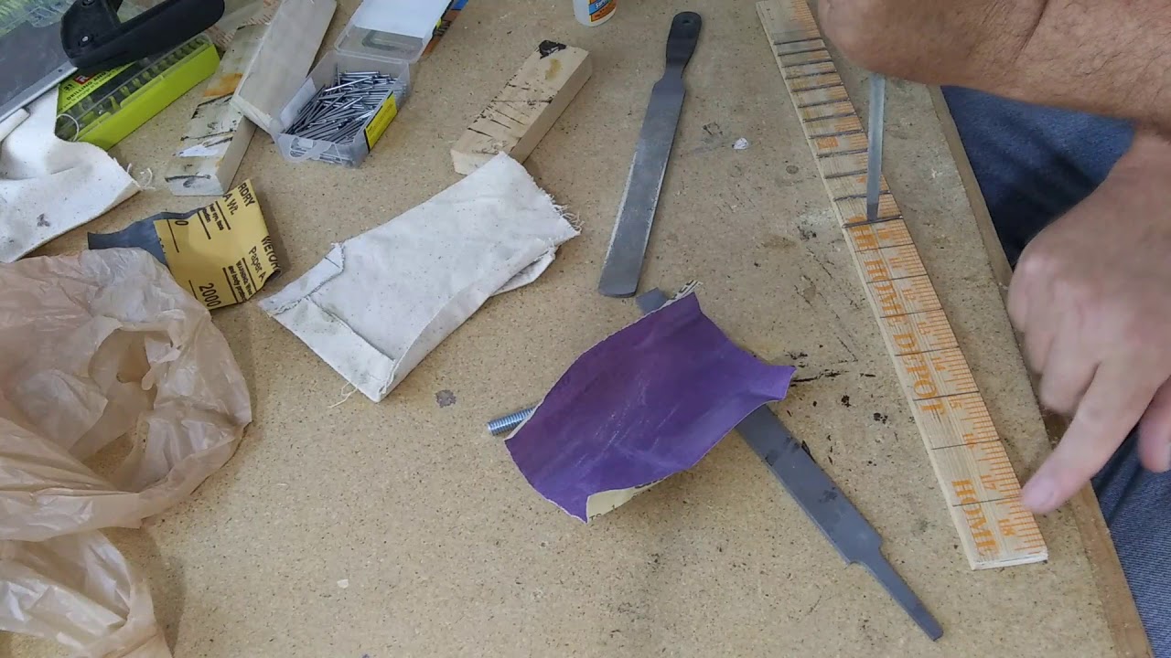 Cigar Box Guitar How use nails as frets - YouTube