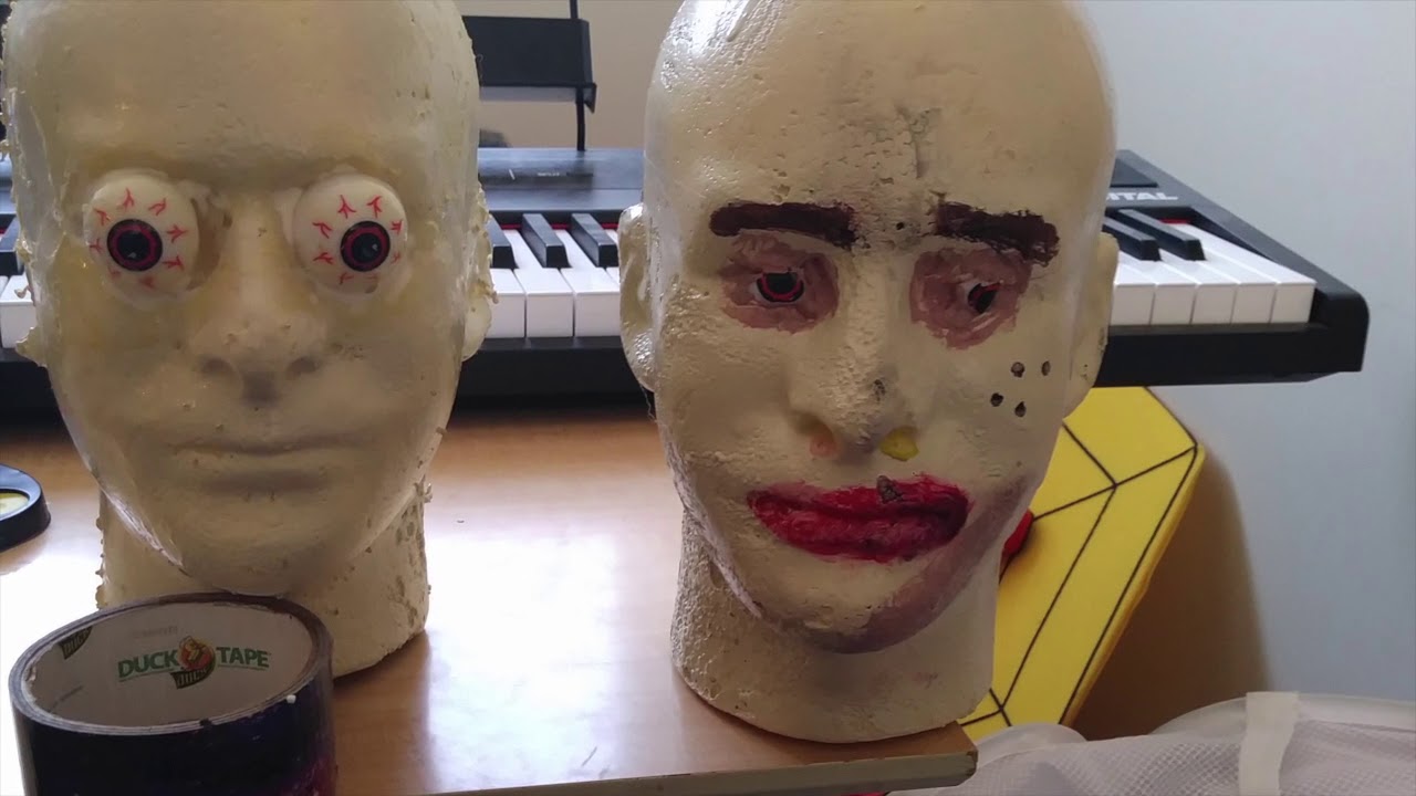 my own fake head tutorial - YouTube