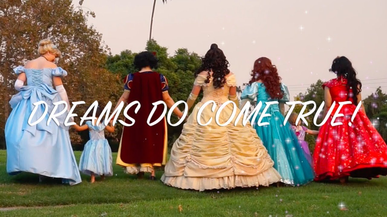 TEA PARTY WITH DISNEY PRINCESSES | DREAMS DO COME TRUE! - YouTube