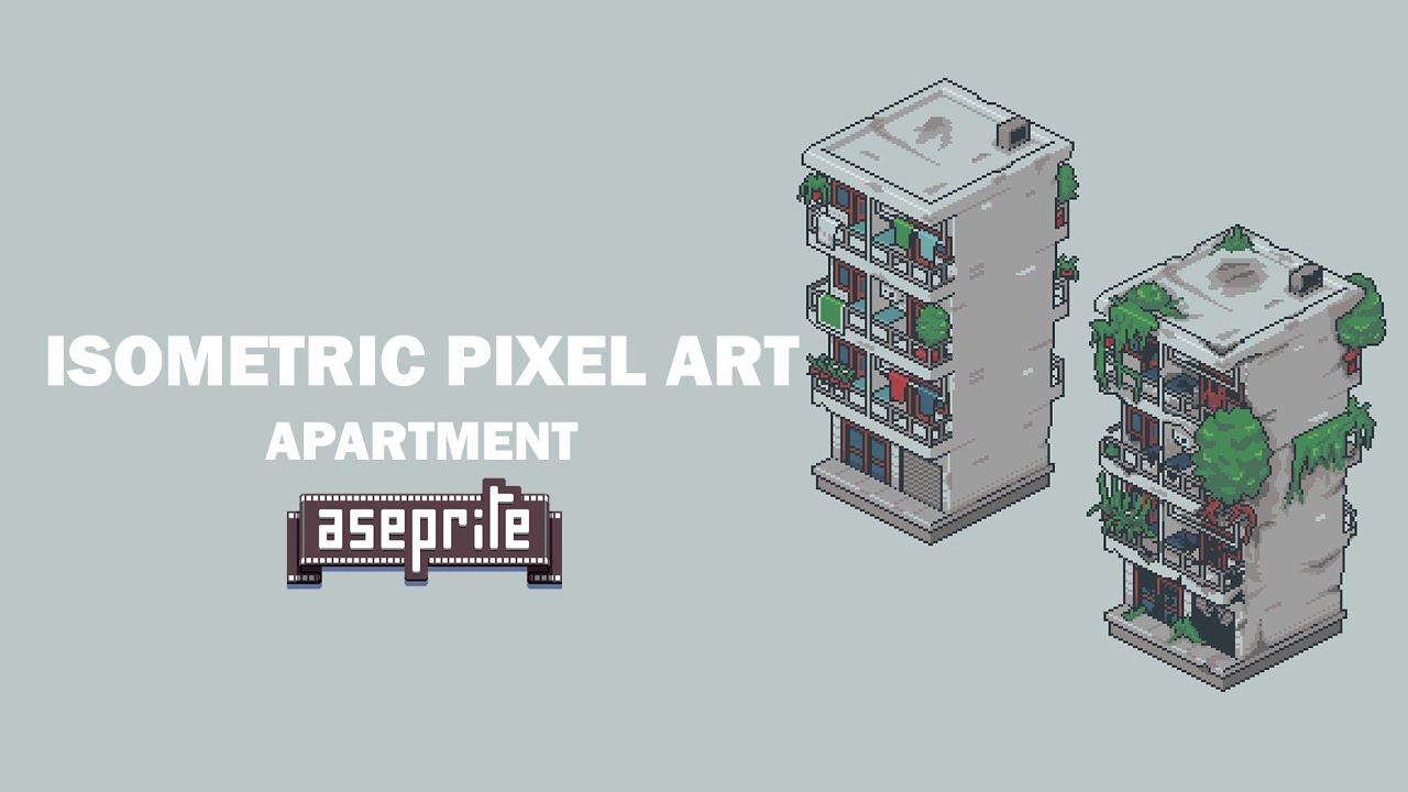 speedpaint pixel art [Apartment] - YouTube
