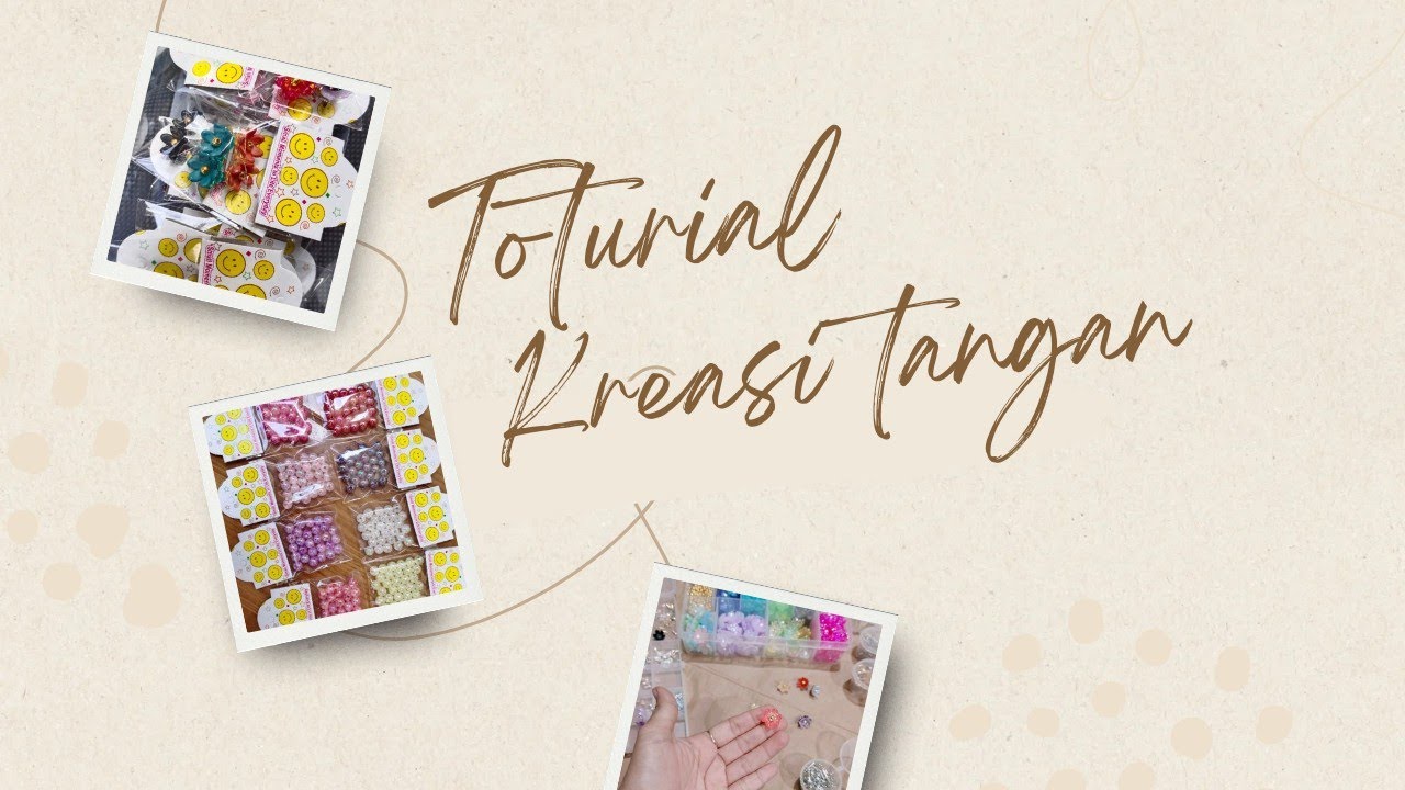 DIY ll Making Flower Keychains from Beads// Membuat Gantungan Kunci ...