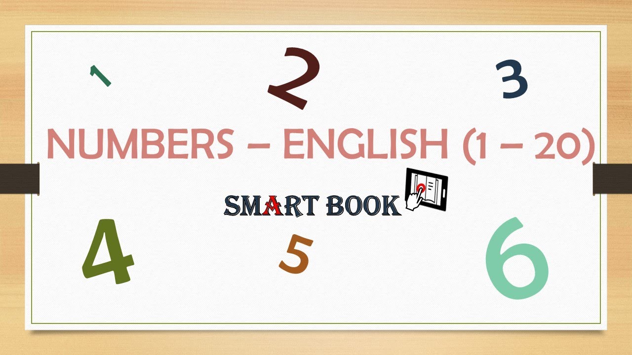 Smart Book | Numbers 1 - 20 in English - YouTube