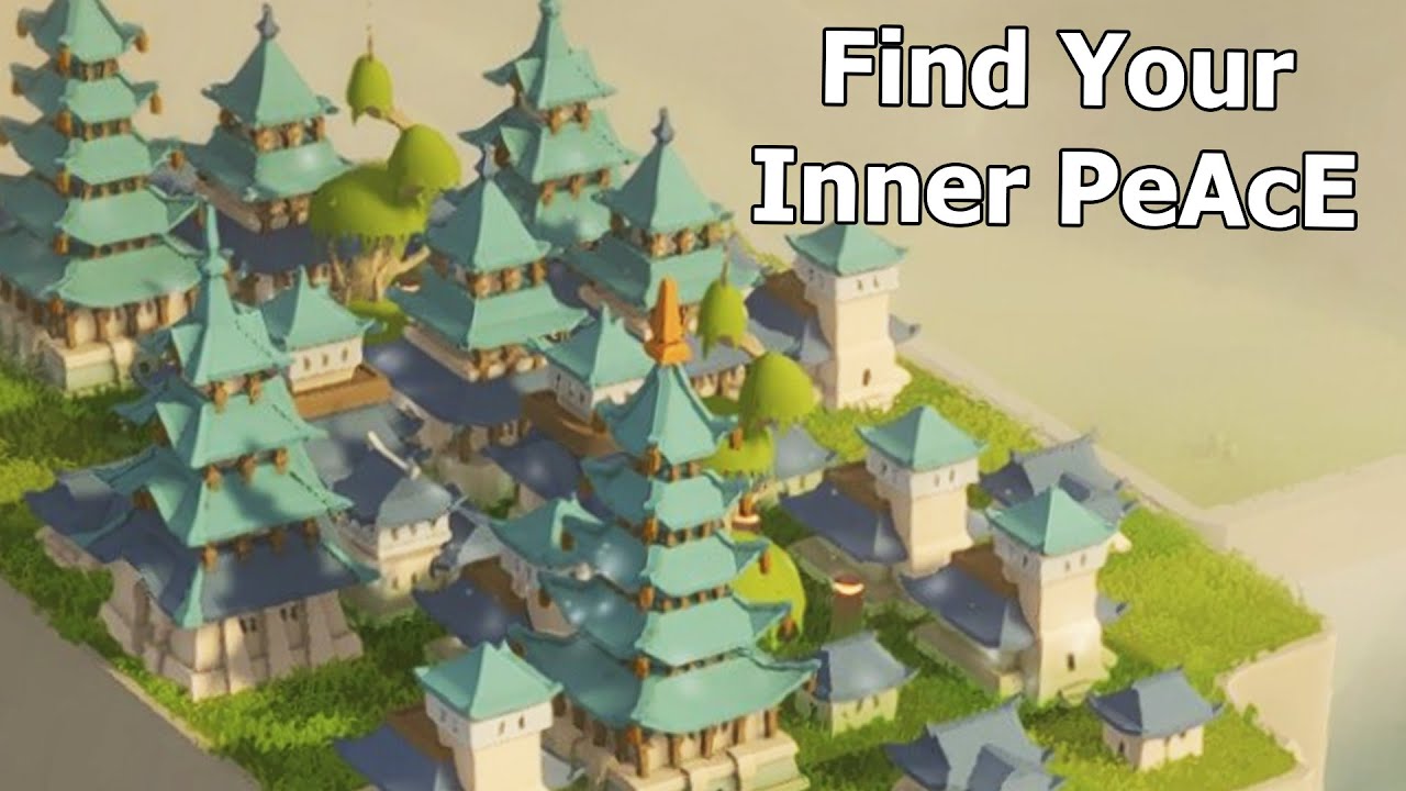 A Totally Calm And Peaceful Building Game - YouTube