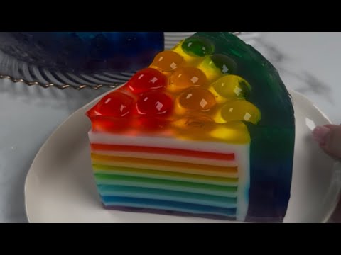 Part 99 | rainbow jelly cake 🌈🌈🌈