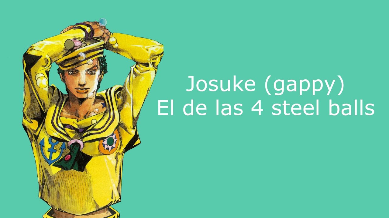 Un vistazo a Josuke Higashikata (Gappy) - YouTube