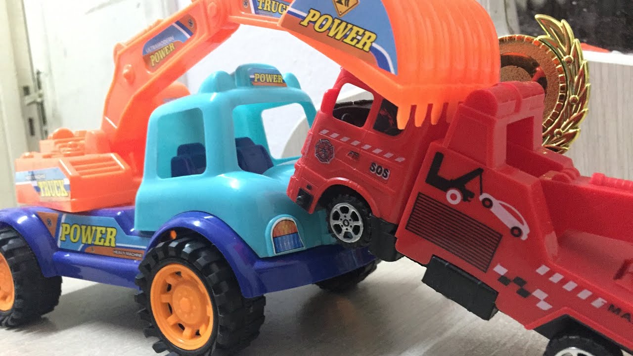 Play Time With Truck and Recovery Van | Toys Review - YouTube