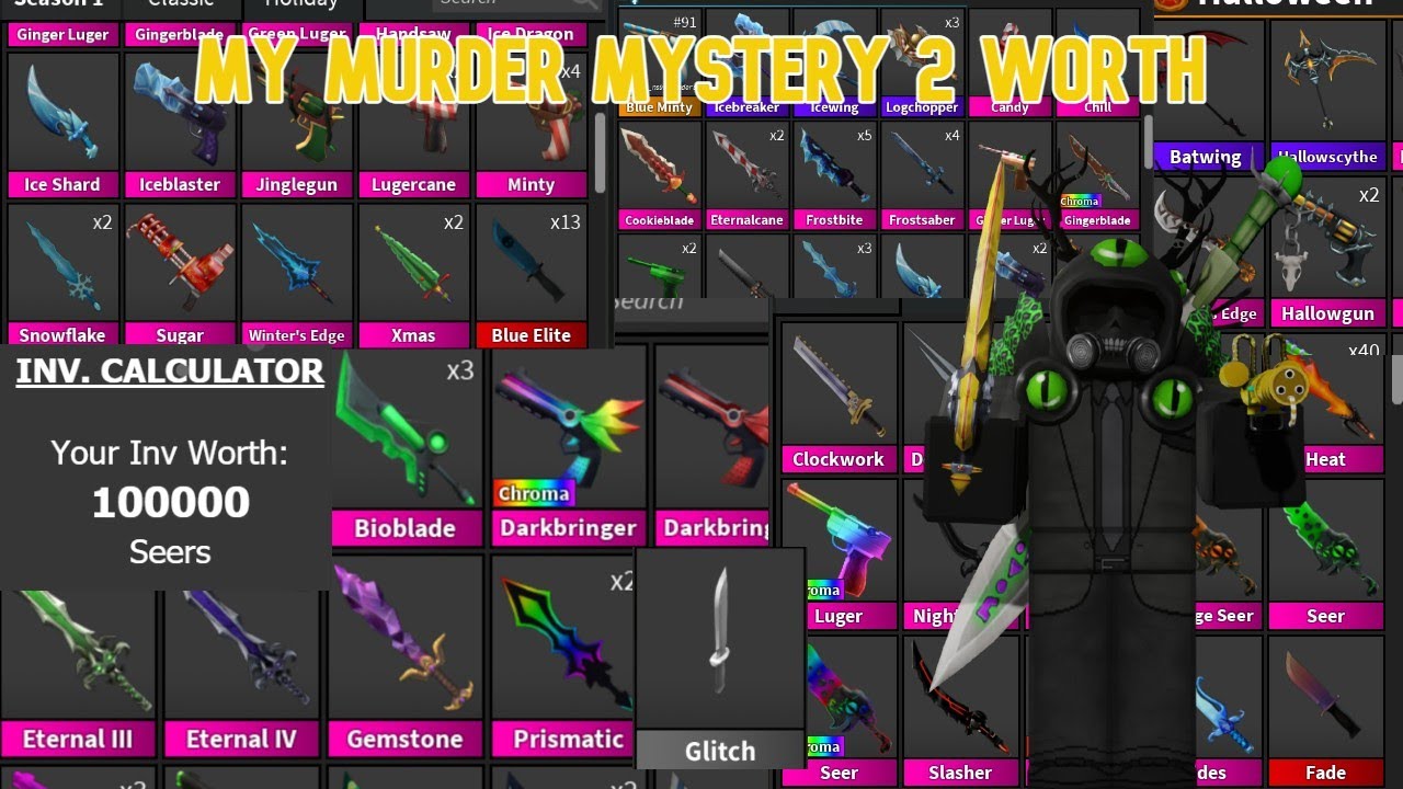 My Murder Mystery 2 Inventory Value. - YouTube