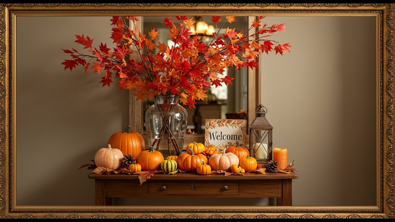 Frame TV Art - Frame Art TV with Music: Welcome to Autumn: Console ...