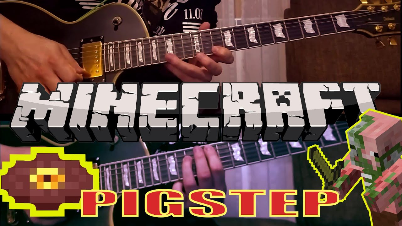 Minecraft - Pigstep but it's heavy metal (Guitar cover) - YouTube