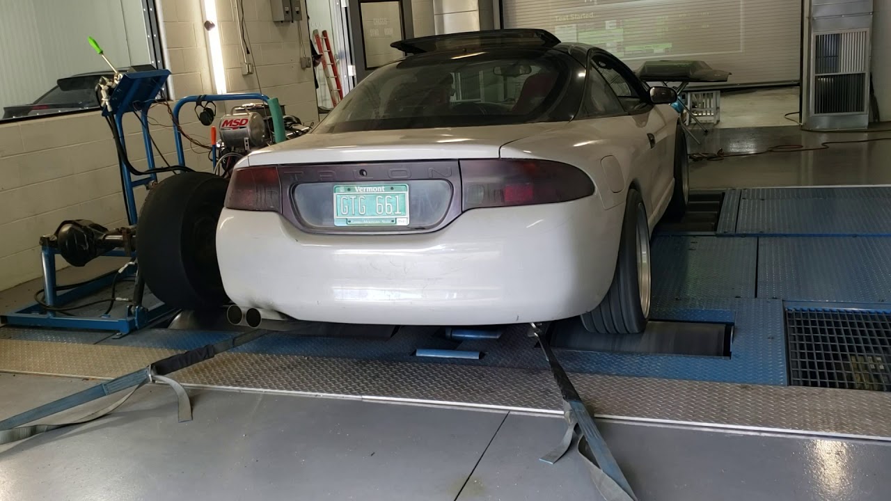 2g dsm talon on the dyno!!! - YouTube