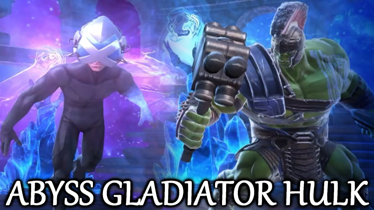 Abyss Gladiator Hulk SOLO with Professor X - YouTube