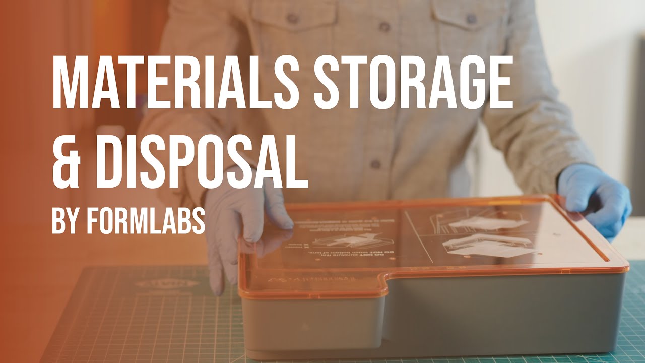 Storage & Disposal Best Practices for SLA 3D Printing Resins | Formlabs ...