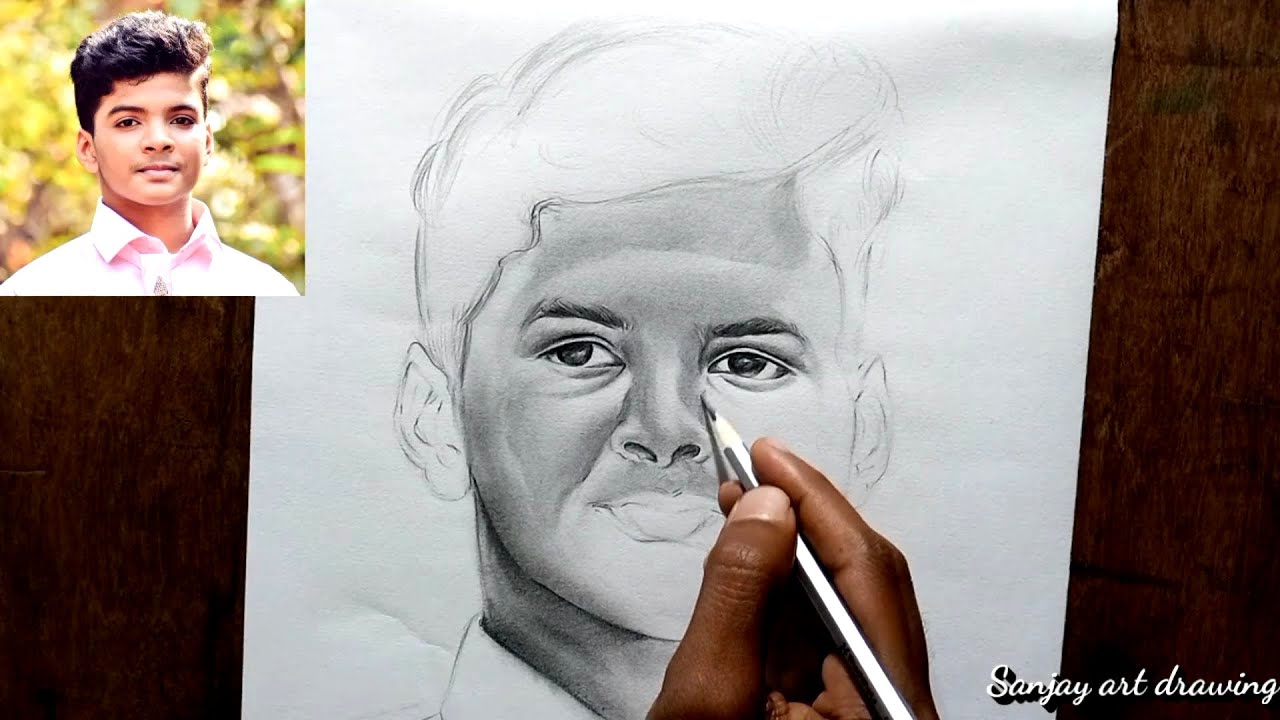 Drawing satyajeet Jena || satyajeet Jena sketch || portrait drawing on ...