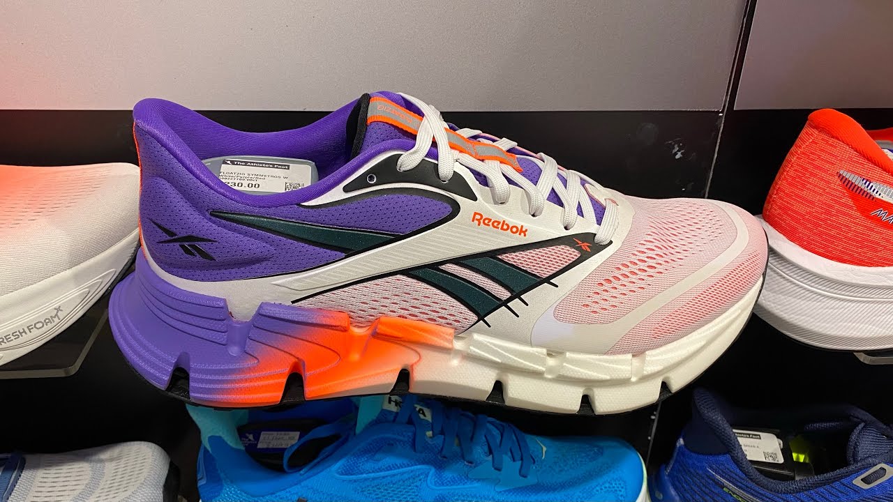 Reebok FloatZig 2 (White/ Royal Purple/ Flash Orange) - Style Code